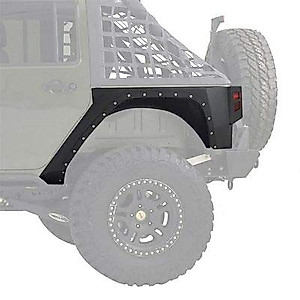 Smittybilt XRC Full Rear Corner Armor (Black) - 76882