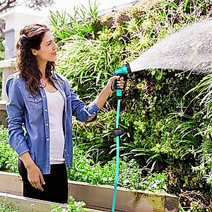 Bietor Garden Hose 115ft+6.5ft, Retractable Garden Hose Reel Flexible, Water Hose With Reel Automatic Rewind, Heavy Duty Garden Hose With 9 Patterns Spray Nozzle