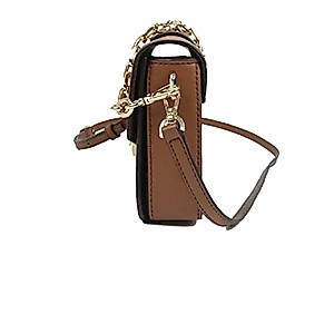 Michael Kors Carmen Small Convertible Flap Shoulder Bag (Brown Signature)