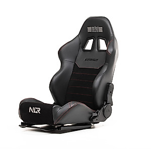 Next Level Racing® GTElite Racing Simulator Cockpit- Wheel Plate Edition (NLR-E022) & ERS2 Elite Reclining Seat (NLR-E045)