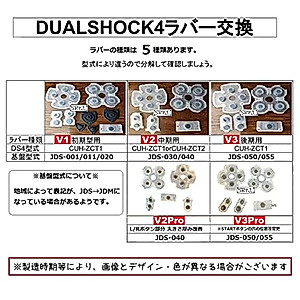SRPJ (PS4) P4 Controller Replacement Rubber Pad V2Pro JDS-040 (Base) SRPJ2066