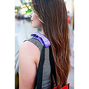 Click & Carry Grocery Bag Carrier, 1 Pack, Fuchsia - As seen on Shark Tank, Soft Cushion Grip, Hands Free Grocery Bag Carrier, Plastic Bag Holder, Haul Sports Gear, Click and Carry with Ease