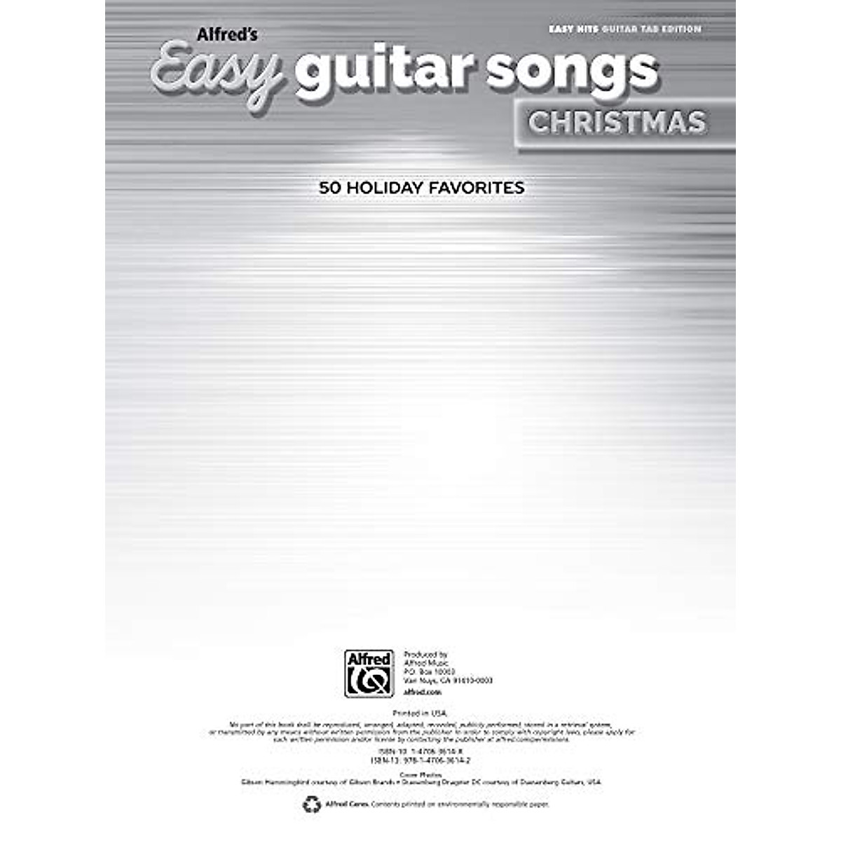 Alfred's Easy Guitar Songs -- Christmas: 50 Christmas Favorites