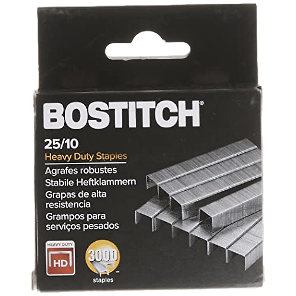 Bostitch 25/10 High-Capacity Staples, 3/8" Leg Length, 3000/Box (1962)