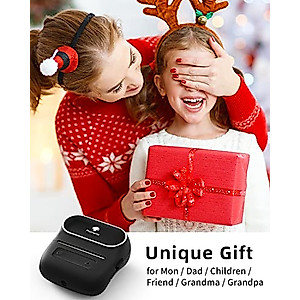 Phomemo M220 Label Maker, 3.14 Inch Label Printer, Bluetooth Thermal Sticker Printer for Barcode, Organizing, Mailing, Small Business, Storage, Compatible with Phone, PC, with 100 Pc Labels