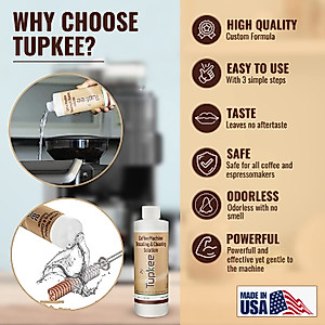 Coffee Machine Descaling Solution - Made in the USA - 2 Uses Per Bottle - Universal Cleaning Descaler for Keurig Coffee Machines, Nespresso, Breville, Delonghi All Single Use Coffee Maker - Pack of 2