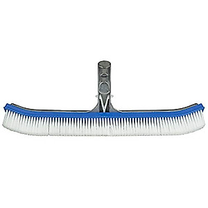 Poolmaster 17-1/2-Inch Aluminum Swimming Pool Brush, Essential Collection