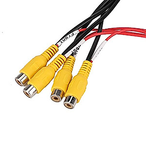 Video Switcher, Intelligent Car Video Switcher Converter 4 Input 1 Output Switch Video System Auto Parts Car Accessories