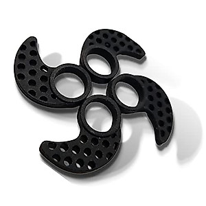 4 Pairs Anti-Slip Ear Fins - Ear Hooks Replacement for jaybird X2 X3, jaybird Blue Bud X, Aukey Latitude Ear Buds, Qy7 QY8 Earphones, MPOW Swift Earphones