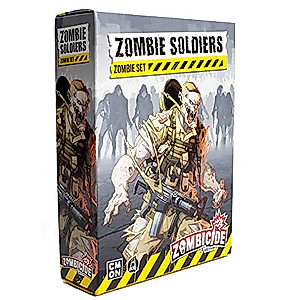 Zombicide 2nd Edition Zombie Soldiers Zombie Set - Shooter Walkers Expansion! Cooperative Strategy Game, Ages 14+, 1-6 Players, 1 Hour Playtime, Made by CMON