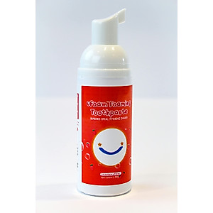 Calvin & Greenway uFunbrush Sonic Toothbrush for Kids - Kit Includes White U-Shaped Brush, Tooth Foam, Cool Stickers, Base & Battery - Size 2 for Ages 6-8