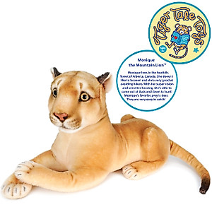 VIAHART Monique The Mountain Lion - 18 Inch (Tail Measurement Not Included) Stuffed Animal Plush - by TigerHart Toys