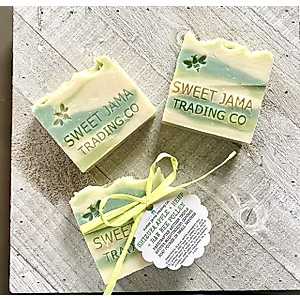 SHIZUKA APPLE-SAGE-HEMP Vegan Natural Handmade Aromatherapy Super Bar Soap w/Anti-aging Korean Ginseng + Raw Bee Pollen | Mother's Day | Anti-Aging | Korean Skin Beauty Products