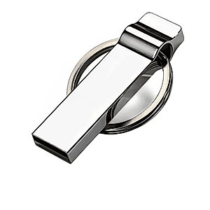 512 G USB 2.0 Flash Drive, Metal Keychain Thumb Drive Memory Stick Built-in Waterproof. (B1)