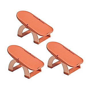 OSALADI 3pcs Shoe Rack Shoe Shelves for Closet Shoe Cubby for Closet Stackable Shoe Storage Stackable Shoe Rack Shoe Stacker Organizer Shoe Slots Space Saver Shoes Rack Home Shoes Holder