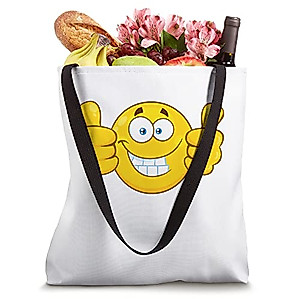 Two Thumbs Up Smiley Face Tote Bag