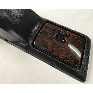 GMT Inc Club Car DS Full Golf Cart Dash in Black with Dark Burled Wood Doors (FITS 1981 and UP DS Models ONLY)