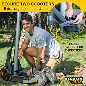 Heavy Duty U Lock, D Lock, Bicycle Bike Lock, Electric Scooter Lock, Motorcycle, Swiss Engineered Lock, 13mm Steel Anti-Theft Design with Silicone Outer Skin.