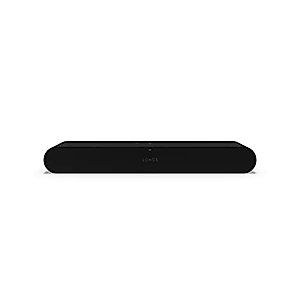Sonos Ray Essential Soundbar, for TV, Music and Video Games - Black