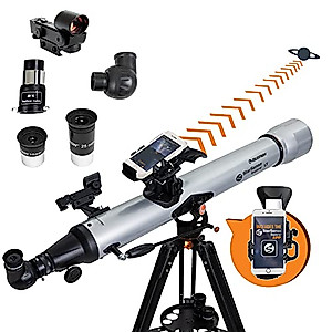 Celestron – StarSense Explorer LT 80AZ Smartphone App-Enabled Telescope – Works with StarSense App to Help You Find Stars, Planets & More – iPhone/Android Compatible