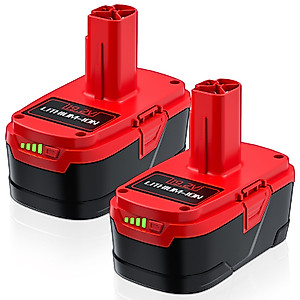 7000mAh C3 19.2 Volt Battery Replacement for Craftsman 19.2V Lithium-ion Battery for Craftsman DieHard XCP 3130211004 130279005 11375 11045 1323903 315.115410 315.11485 Cordless Battery 2Pack