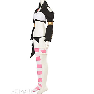Nsoking That Time I Got Reincarnated as a Slime Cosplay Costume Milim Nava Outfit (Small, Black)