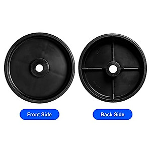 734-0973 Deck Wheel for Cub Cad et Riding Mower, 2 Pack 112-0337 Rear Deck Roller Wheels for Cad XT1-LT46 LT1042 LT1045 Craftsman T240 Lawn Tractor, MTD 42" 46" Deck Lawn Mower