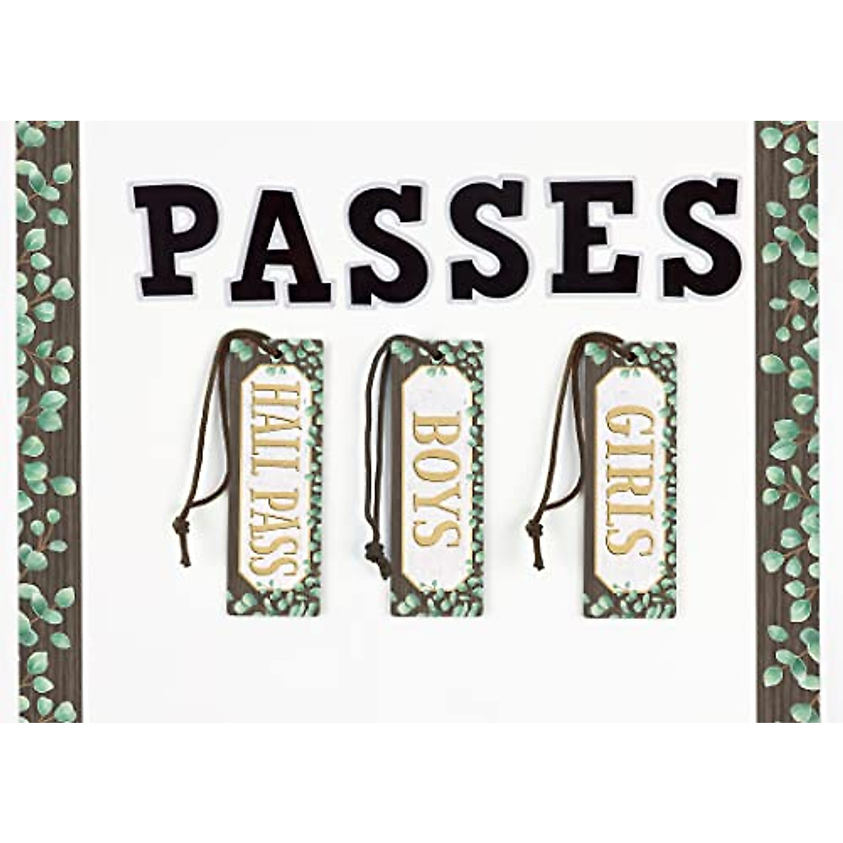 Teacher Created Resources Eucalyptus Magnetic Hall Pass (TCR77473)