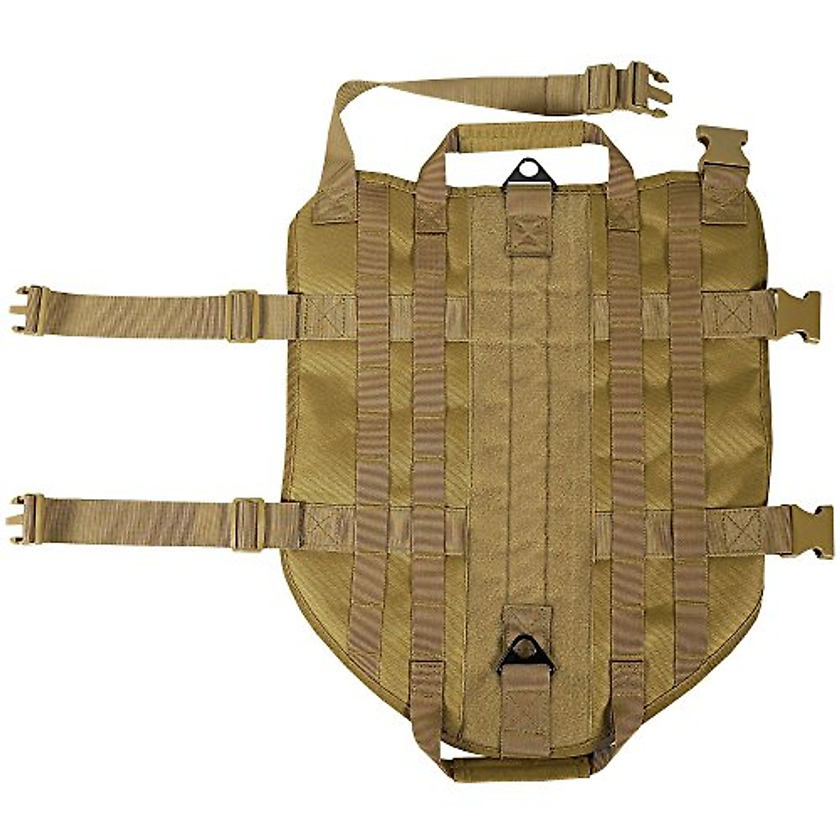 LIVABIT [ Tan ] Canine Service Dog Tactical Molle Vest Harness Large