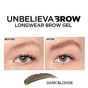 L'Oreal Paris Unbelieva-Brow Longwear Waterproof Tinted Brow Gel, Dark Blonde