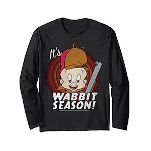 Looney Tunes Elmer Fudd It's Wabbit Season Long Sleeve T-Shirt