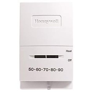 Honeywell T822K1000 Heat Only T Stat 24 Volt Mercury Free