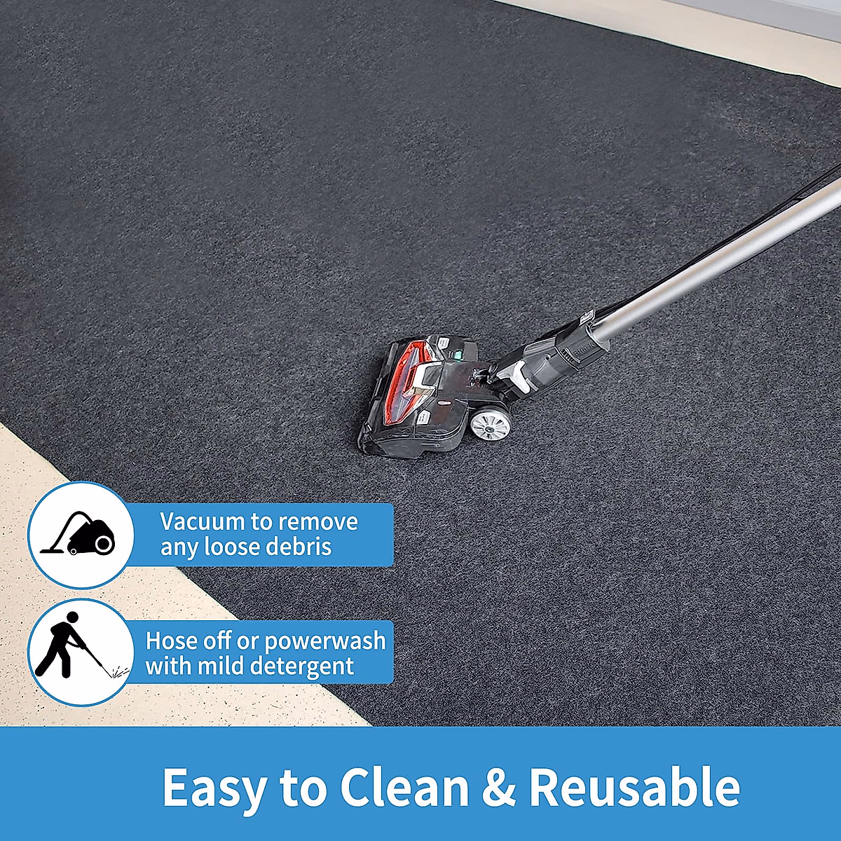 Dog Playpen Mat Pads, Puppy Pads for Dogs Training, Whelping, Housebreaking, Incontinence, Kennel, Reusable, Absorbent, Waterproof, Non-Slip, Washable (34" x 52")