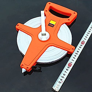 Open Reel Fiberglass Tape Measure, Open Reel Dual Sided Fiberglass Tape Measure for Engineer (330FT(100M))
