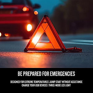 CRAFTSMAN 3-in-1 Lithium Jump Starter and Portable Power Pack, CMXCESM262 2500 Peak Amps, 12 Volts, 10.0L Gas, 8.0L Diesel Engines, for Motorcycles, Cars, SUV, Truck, and Boat Batteries