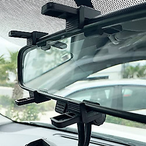 Rearview Mirror Mobile Phone Stand, Adjustable Mobile Phone Holder, snap-on Mobile Phone Holder, Universal Rearview Mirror Mobile Phone Cradle