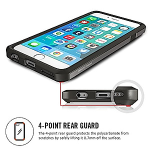 iPhone 6 / 6s Case, ImpactStrong Heavy Duty Dual Layer Protection Cover Heavy Duty Case for iPhone 6 / 6s (Gun Metal)