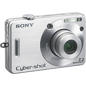 Sony Cybershot DSCW70 7.2MP Digital Camera with 3x Optical Zoom