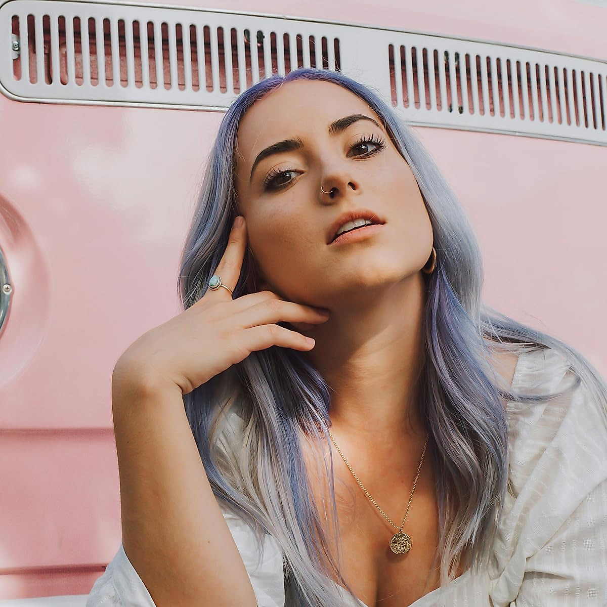 ARCTIC FOX Vegan and Cruelty-Free Semi-Permanent Hair Color Dye (8 Fl Oz, PERIWINKLE)