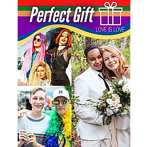 InnoBeta LGBTQ Blanket, LGBT Gifts, for LGBTQ, Gay, Lesbian, Transexual, Friends, Besties, Gay Pride, Rainbow, Soft Throw Blanket Bed, Sofa Blanket - 50"x 65"…