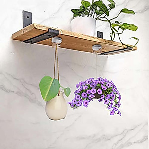 BWE 4 Pack Towel Hooks Wall Mounted White & Gold Coat Robe Hook Holder Heavy Duty Wall Hooks Modern for Bathrooms Kitchen Bedroom Hotel