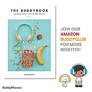 ONANOFF Galaxy, Volume-Safe Kids School and Gaming Headset with Microphone, Perfect for PS4, Xbox One, Nintendo Switch, or Computer, Grey