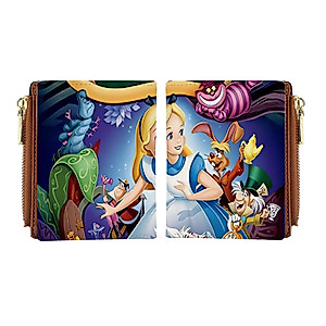 KBVWHW Cartoon Animation Faux Leather Wallet|Alice Fans Gift TV Movies Lover Gifts Birthday Graduation Christmas Gifts for Daughter Girls (alice)
