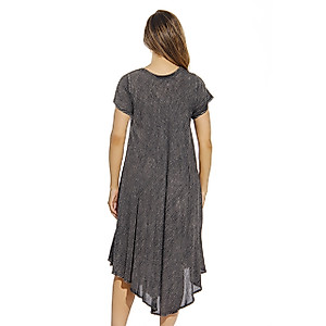 Riviera Sun 21726-CHARC-L Dress/Dresses for Women Charcoal