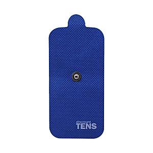 HiDow Compatible Replacement TENS Electrodes, Premium Quality Electrode Pads for Hi-Dow TENS Units, 5 Pair of Snap TENS Unit Electrodes (10 TENS Unit Pads), 2 inch X 4 inch, Discount TENS Brand