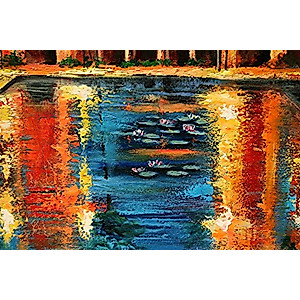 SOLD - Dusk in Balboa, San Diego Balboa Park By Internationally Renowned Painter Yary Dluhos.