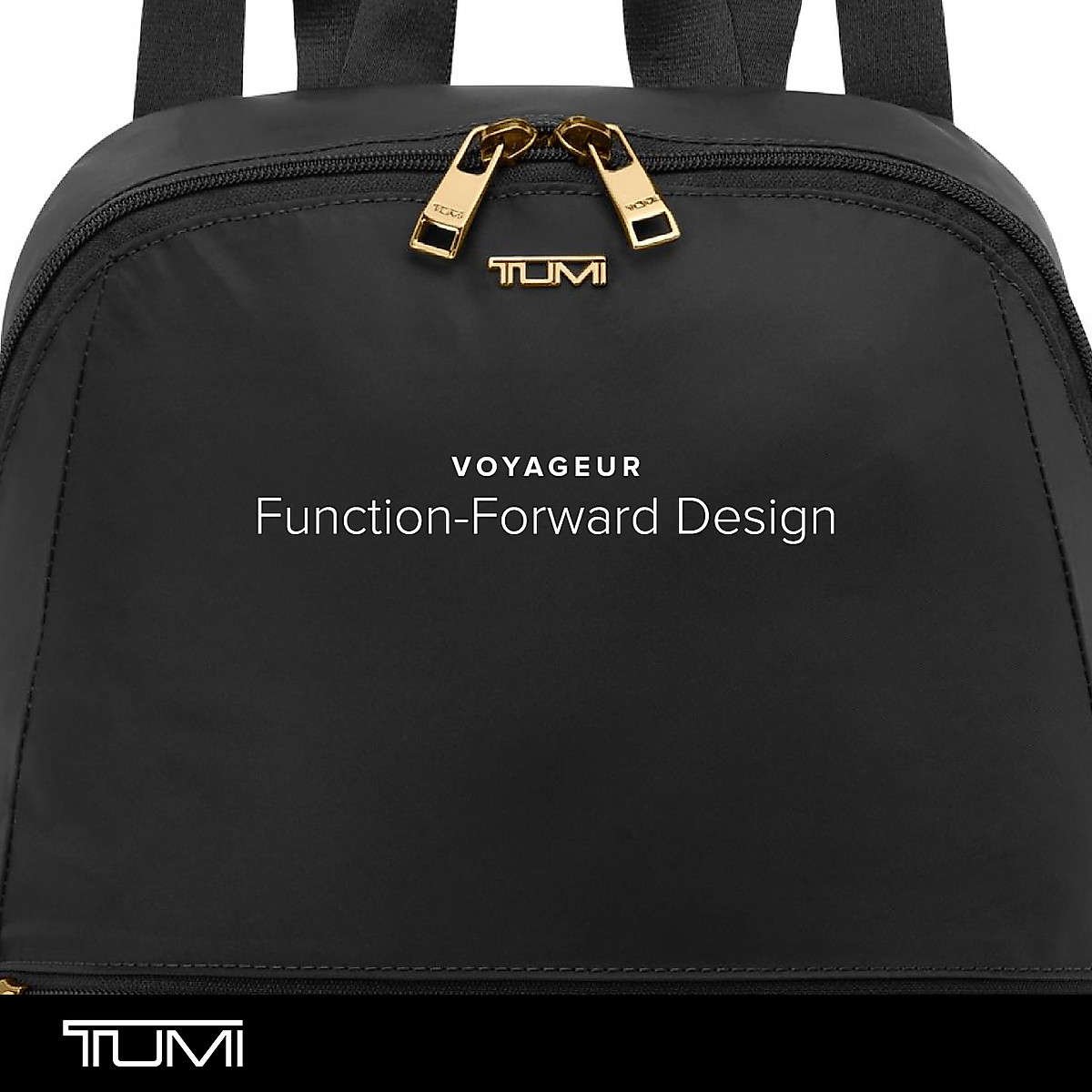 TUMI Voyageur Just In Case Backpack - Black/Gold