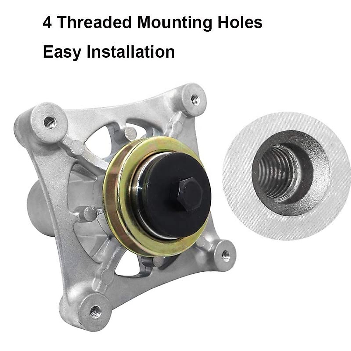 ZSKL - Husqvarna OEM Replacement Spindle Assembly Ariens21546238, 21546299, 587819701 FITS Models AYP 42", 46", 48" and 54" Decks Improve Cutting Capability & Consistency Easy Installation Convenient