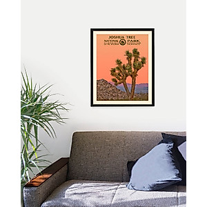 - Joshua Tree National Park Poster Print - WPA Wall Art - Travel Poster Home Décor - Housewarming Gift - 11 x 14 Unframed Art Print