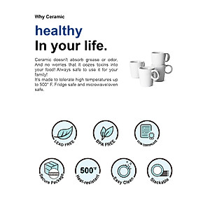 LE TAUCI 3 oz Espresso Cups, Ceramic Demitasse Cup, Mini Espresso Mugs for Home or Office, Stackable Expresso Shots Cup Perfect for Espresso Machine, Set of 4, White